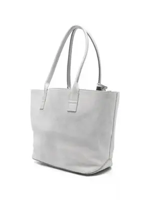 Hogan Embossed Lettering Tote Bag - Grey
