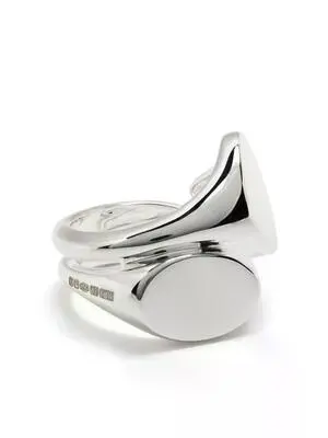 SWEETLIMEJUICE Logo-engraved Sterling Signet Ring - Silver