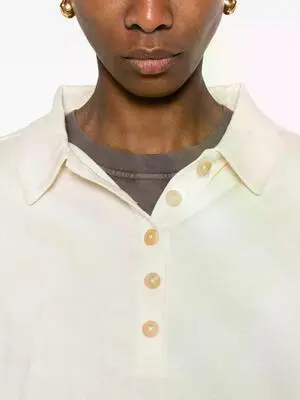 Khaite Faithful Polo Top