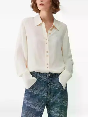 Liu Jo Georgette Logo Button Shirt