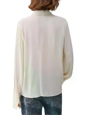 Liu Jo Georgette Logo Button Shirt