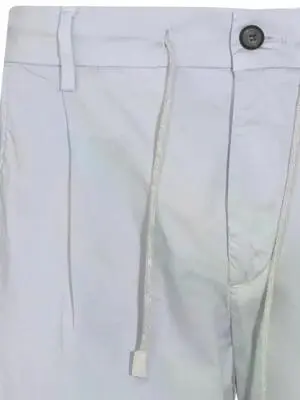 Eleventy Drawstring Cargo Trousers - Blue
