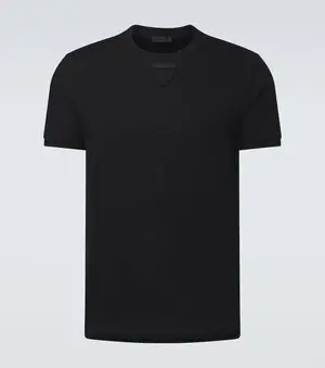 Prada Cotton Jersey T-shirt - Black