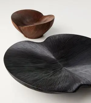 ZANAT Kala Low Walnut Bowl Monica Foerster