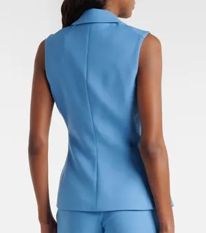 Veronica Beard Benny Single-breasted Vest