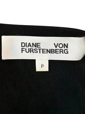 Diane Von Furstenberg Wool Cut-out Detail Long Sleeve Sweater