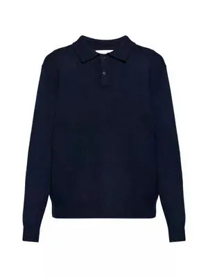 LISA YANG Buttoned Polo Shirt - Blue