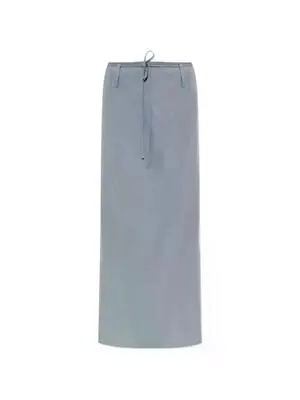 IRO PARIS Drawstring Maxi Skirt With Tie Detail - Grey