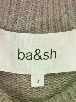 Ba&sh Keane Wool Crew-neck Sweater With Decorative Cuffs
