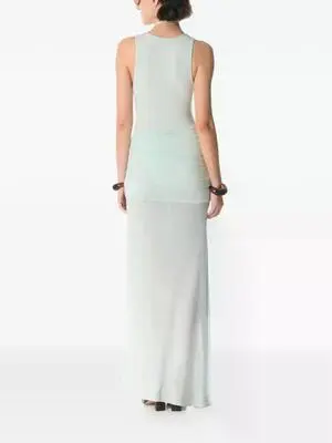 MANURI Gathered Detail Maxi Skirt