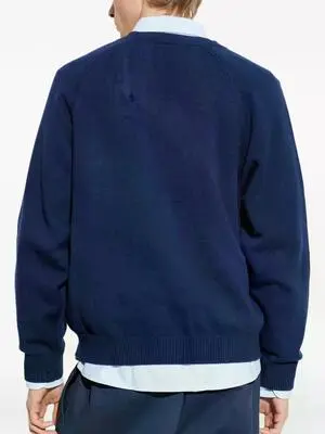 Kenzo Embellished Crew Neck Long Sleeve Sweater