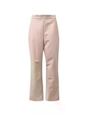 Fendi High-rise Logo Embroidered Trousers