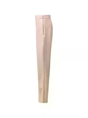 Fendi High-rise Logo Embroidered Trousers