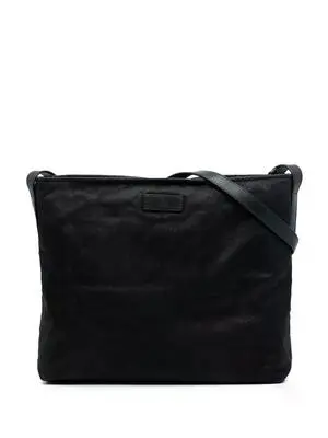 Gucci Gg Nylon Crossbody Bag - Black
