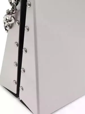 FERRAGAMO 1990-2000s Gancini Aluminium Shoulder Bag