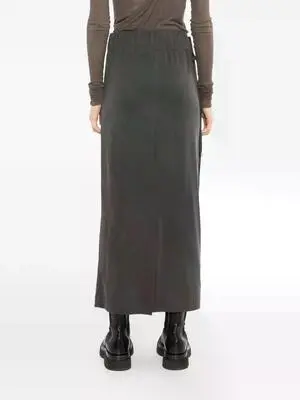 GDEL BY GAZE DE LIN Asymmetric Pocket Maxi Skirt