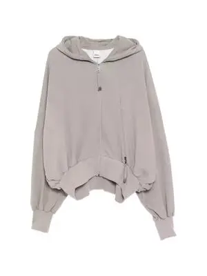 GDEL BY GAZE DE LIN Pigment-dyed Hoodie - Grey