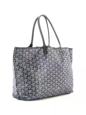 Goyard Saint Louis Pm Tote Bag In Coated Canvas - Grey