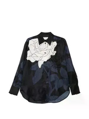 Victoria Beckham Floral Print Shirt