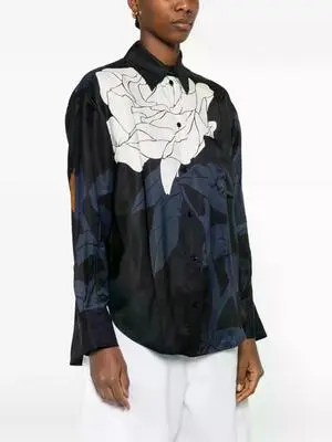Victoria Beckham Floral Print Shirt