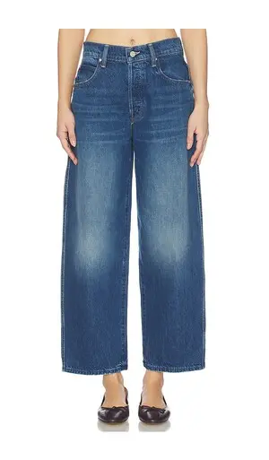 MOTHER The Delinquent Button Ankle Jeans - Blue