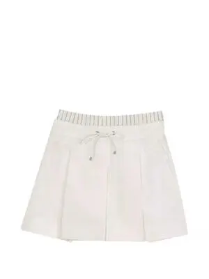 3.1 Phillip Lim Drawstring Detail Mini Skirt - Neutrals