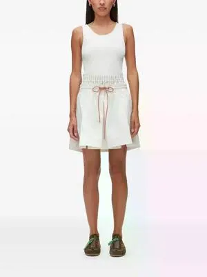 3.1 Phillip Lim Drawstring Detail Mini Skirt - Neutrals