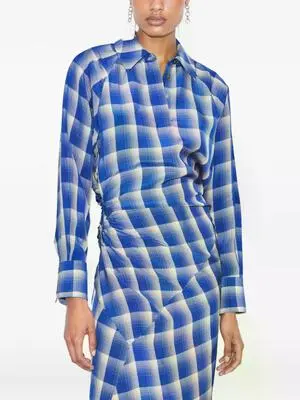 Tory Burch Plaid Shirtdress