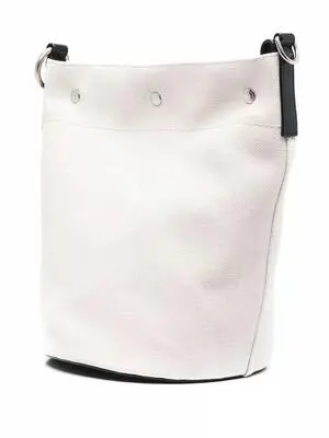 Saint Laurent Logo Print Bucket Bag