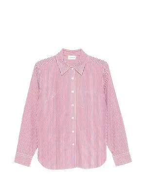 P.a.r.o.s.h Striped Embellished Shirt - Red
