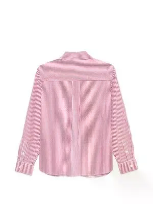 P.a.r.o.s.h Striped Embellished Shirt - Red