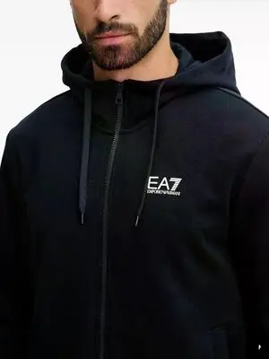 EA7 Logo-print Hoodie