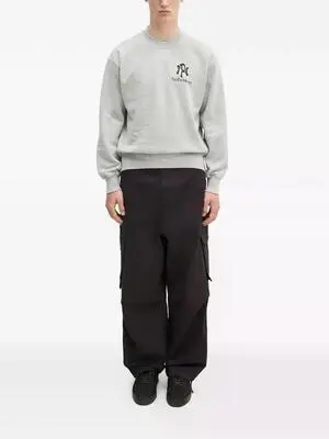 Aries Logo-print Sweatshirt - Grey