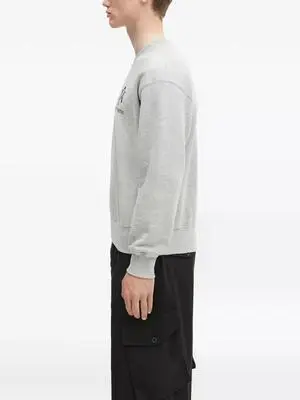 Aries Logo-print Sweatshirt - Grey