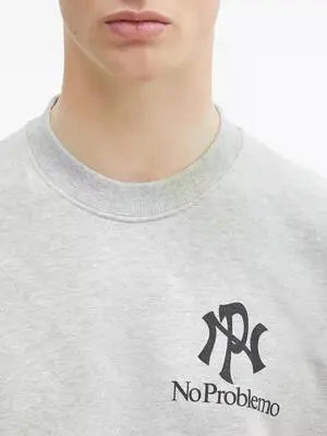 Aries Logo-print Sweatshirt - Grey