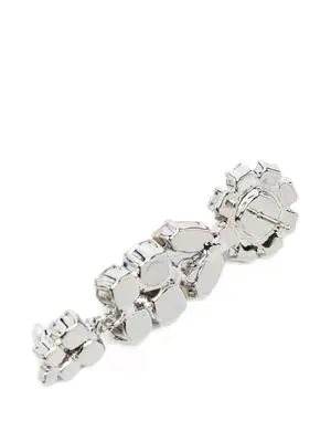 Simone Rocha Crystal Pearl Daisy Cluster Drop Earrings