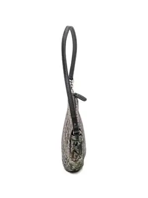 Dior Patterned Shoulder Bag - Black