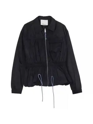 3.1 Phillip Lim Zip-up Drawstring Jacket - Blue