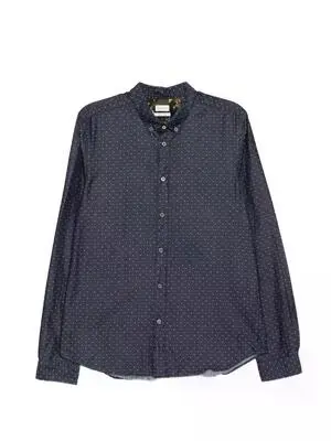 Paul Smith Dotted Cotton Shirt - Blue