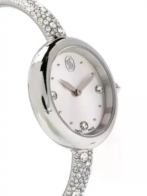 SWAROVSKI Sublima 28mm Watch With Crystal Embellishments - Silver