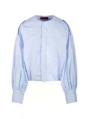 THELATEST Balloon Sleeve Shirt - Blue