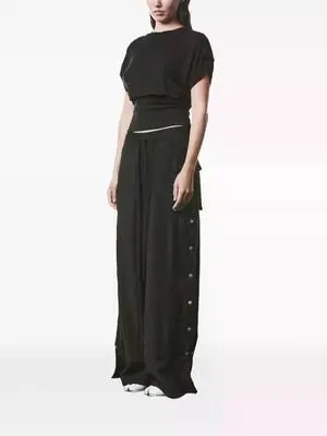 THOM KROM Gathered T-shirt - Black