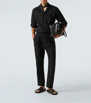 TOM FORD Striped Cotton And Silk Shirt