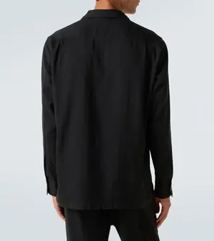 TOM FORD Striped Cotton And Silk Shirt