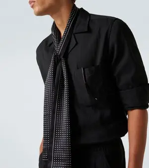 TOM FORD Striped Cotton And Silk Shirt