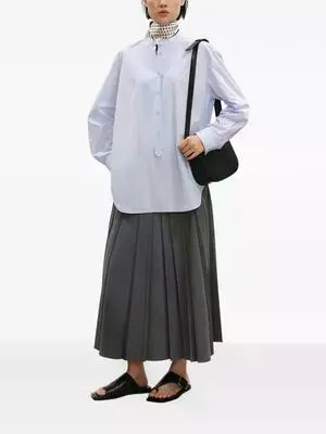LESS A-line Midi Skirt