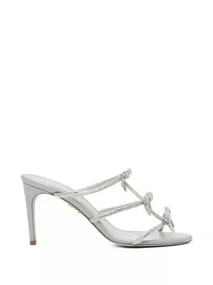 Rene Caovilla Embellished Bow Stiletto Sandals