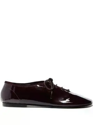 Proenza Schouler Glove Lace-up Ballet Flats - Red
