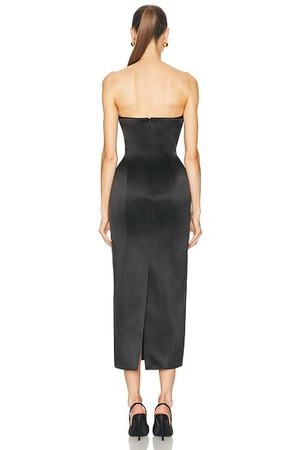 NICHOLAS Kasia Strapless Layered Bustier Dress