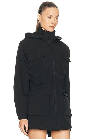 The Upside Freddie Fleece Anorak - Black